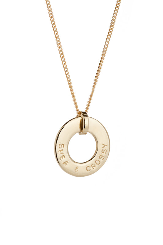 KATHERINE Yellow Gold Pendant – koolaman